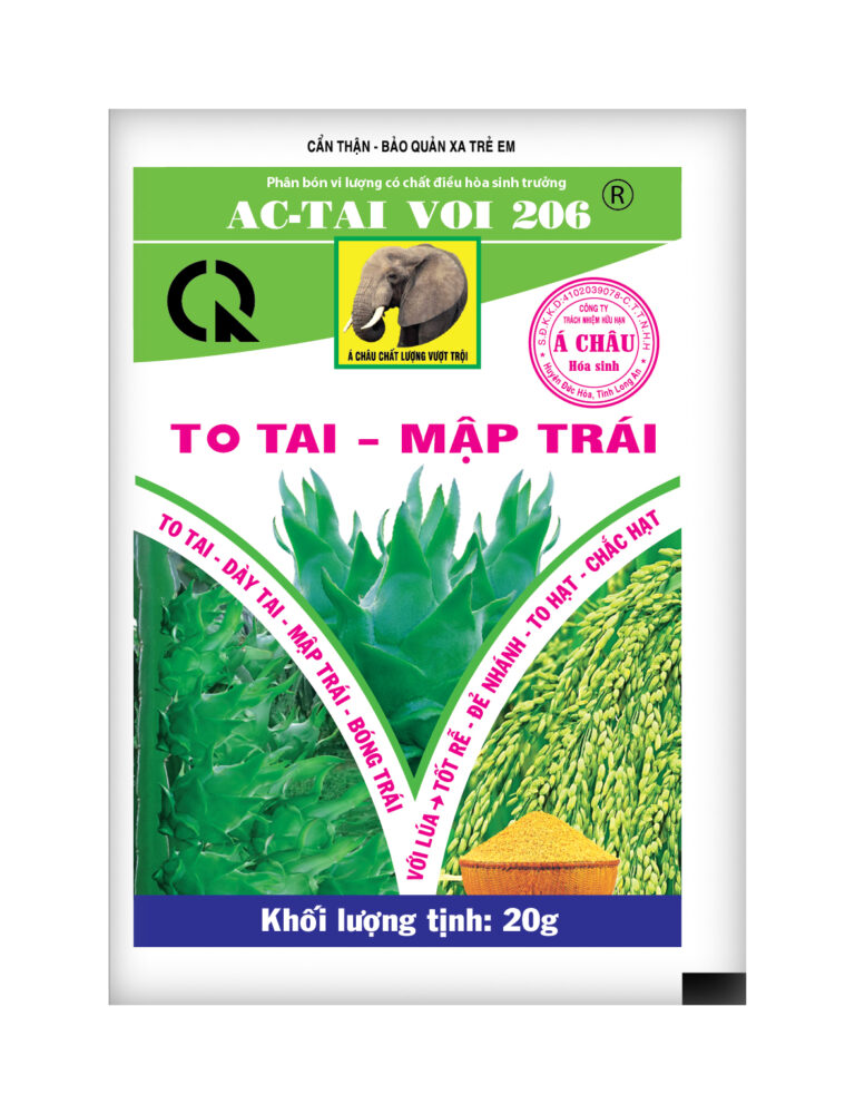 AC-TAI VOI 206 (TO TAI - MẬP TRÁI 20G) - CÔNG TY TNHH NÔNG NGHIỆP ĐÔNG Á