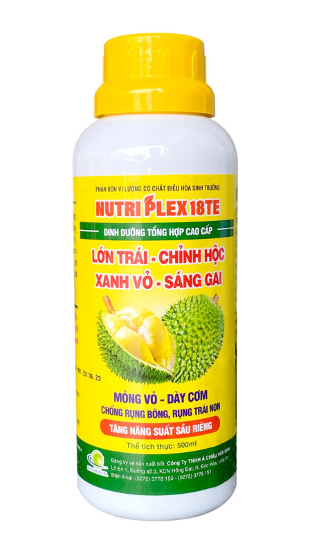 NUTRI PLEX 18 TE (LỚN TRÁI - CHỈNH HỘC SẦU RIÊNG 500ml) - CÔNG TY TNHH ...